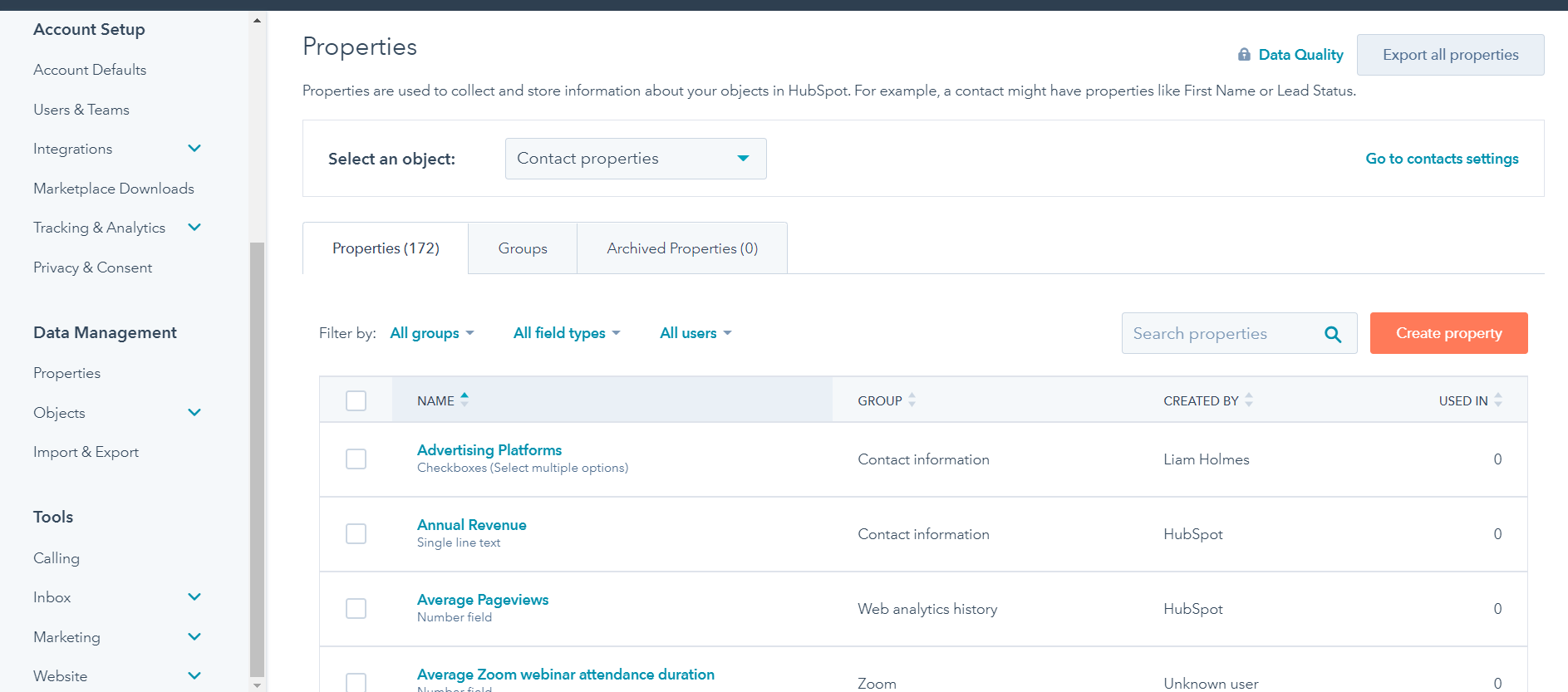 HubSpot Properties - All You Need to Know!